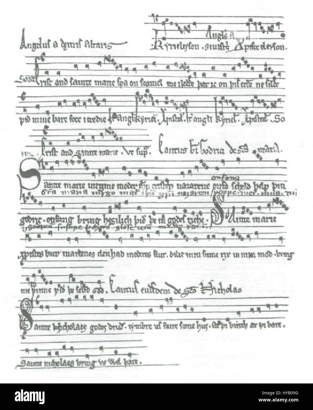 A composition titled 'Song Godric', capturing the essence of medieval ...