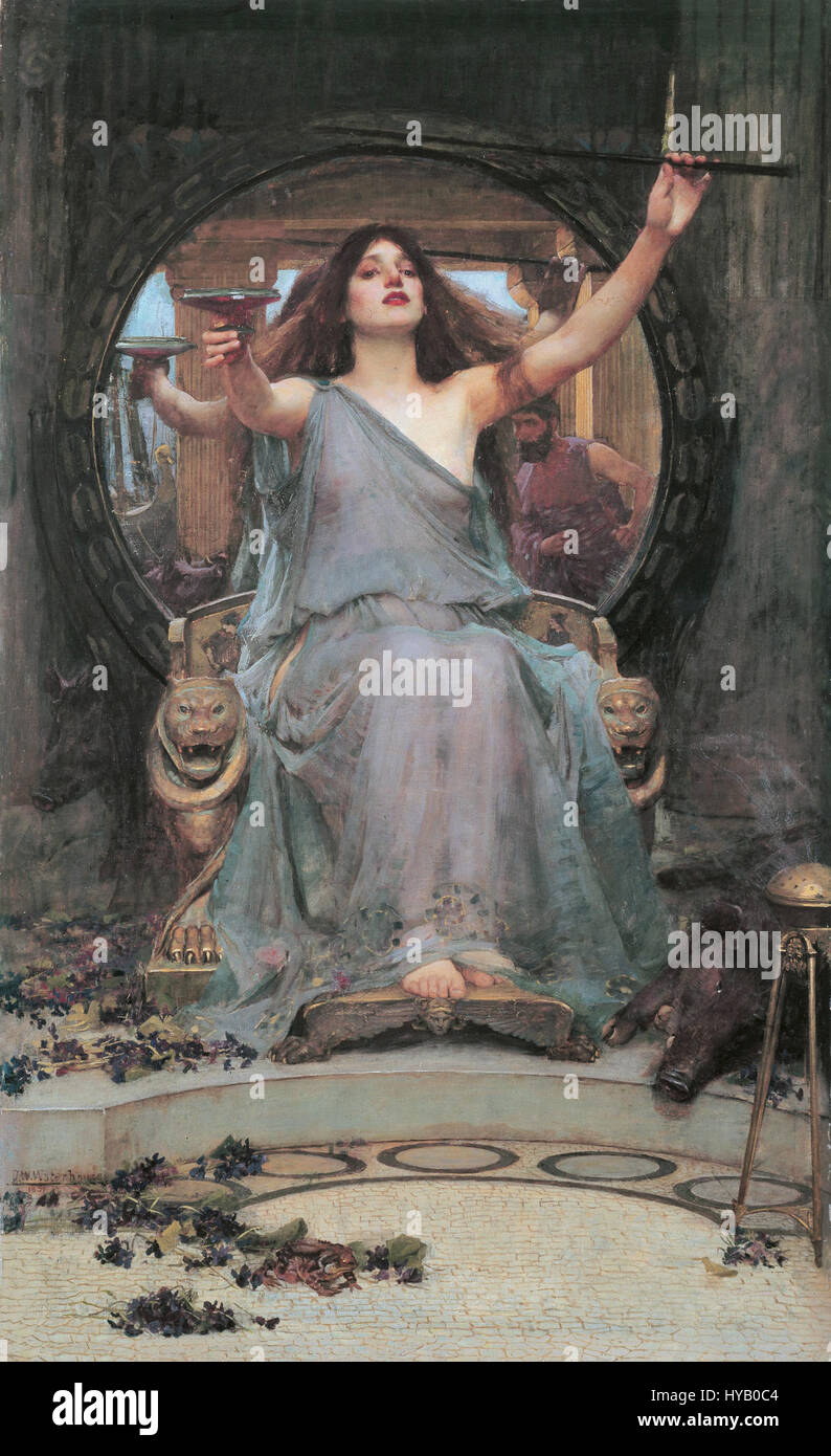 Circe greek art hi-res stock photography and images - Alamy