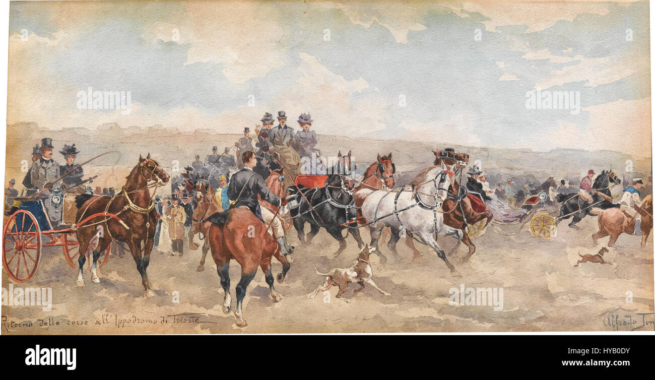 Horse race track 1800s hi-res stock photography and images - Alamy