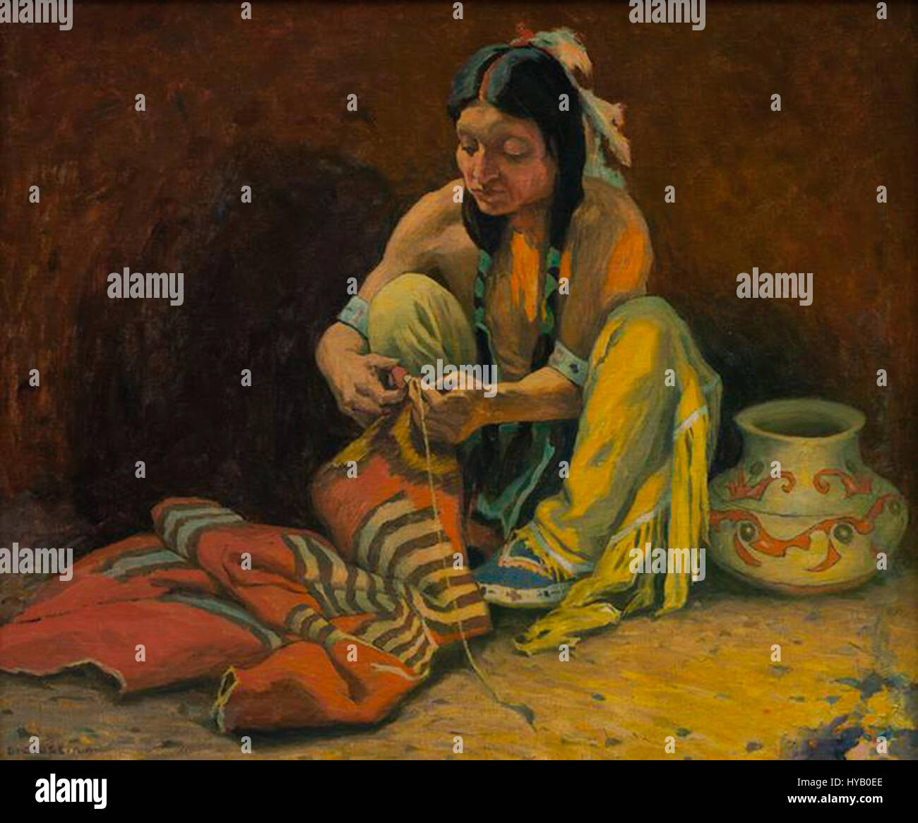 Eanger irving couse hi-res stock photography and images - Alamy