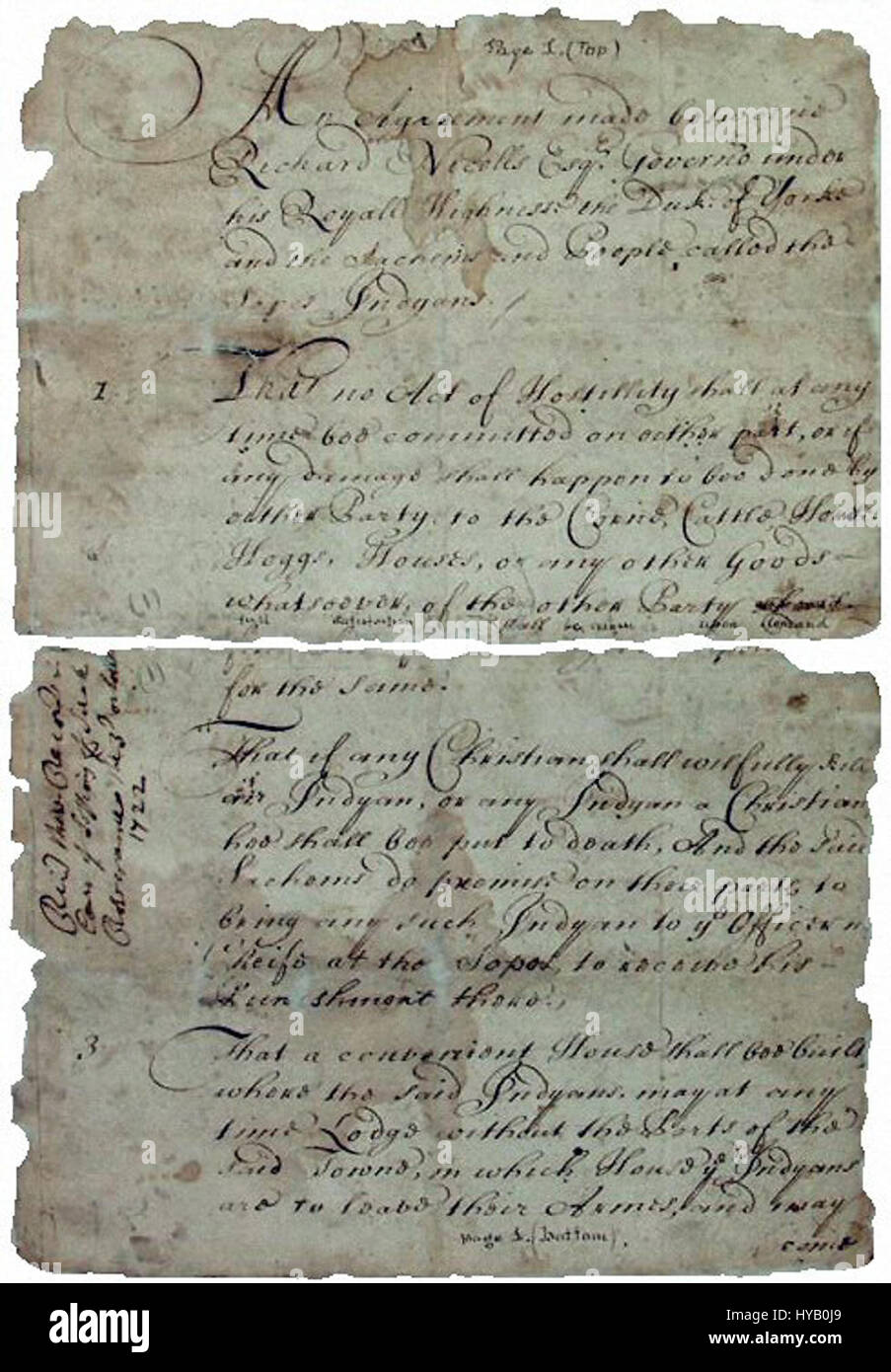 The Esopus Treaty, signed in 1663, was an agreement between the Esopus ...