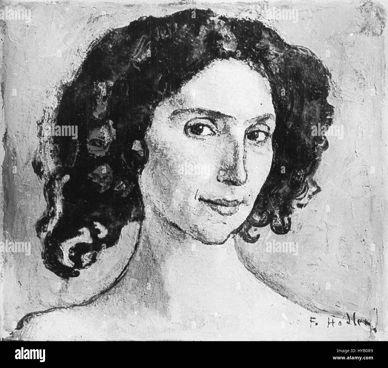 Ferdinand Hodler's 'Giulia Leonardi,' displayed at the Wallraf Richartz ...