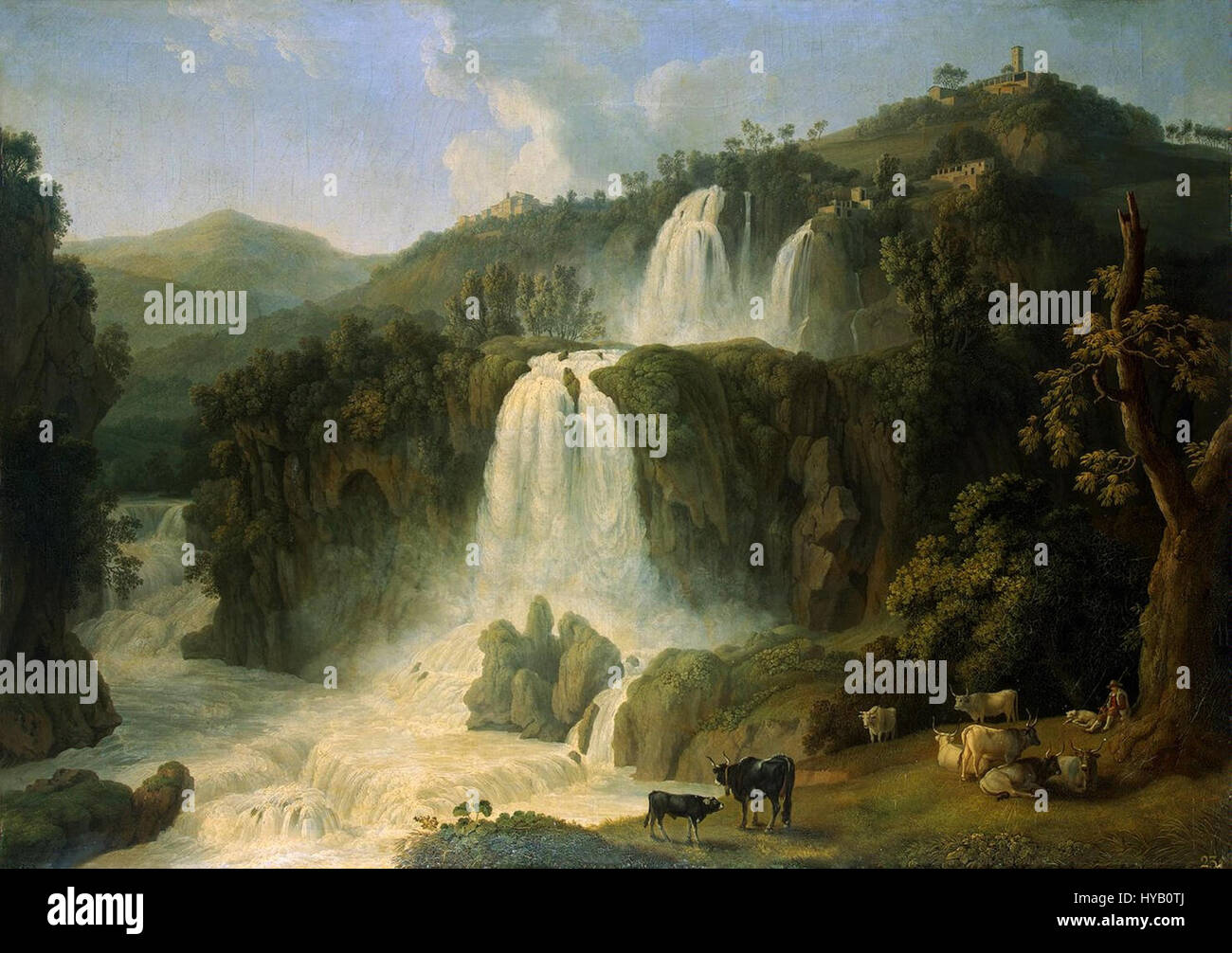 Jacob Philipp Hackert’s landscape painting captures the serene beauty ...