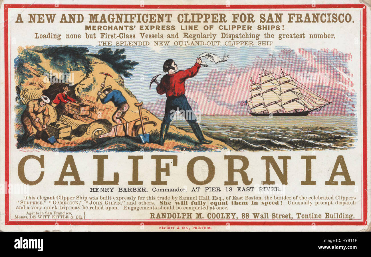The 'California Clipper 500' refers to a historic ship, likely a ...