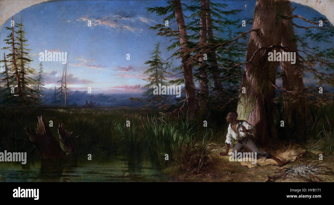 'The Fugitive Slave' by John Adam Plimmer Houston is a painting ...