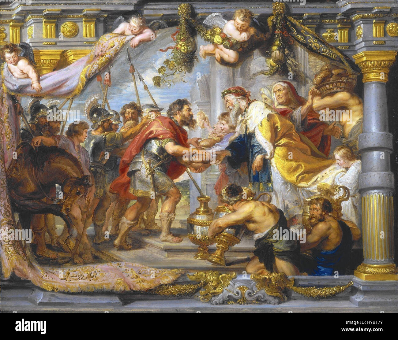 A painting by Peter Paul Rubens, a prominent Baroque artist known for ...
