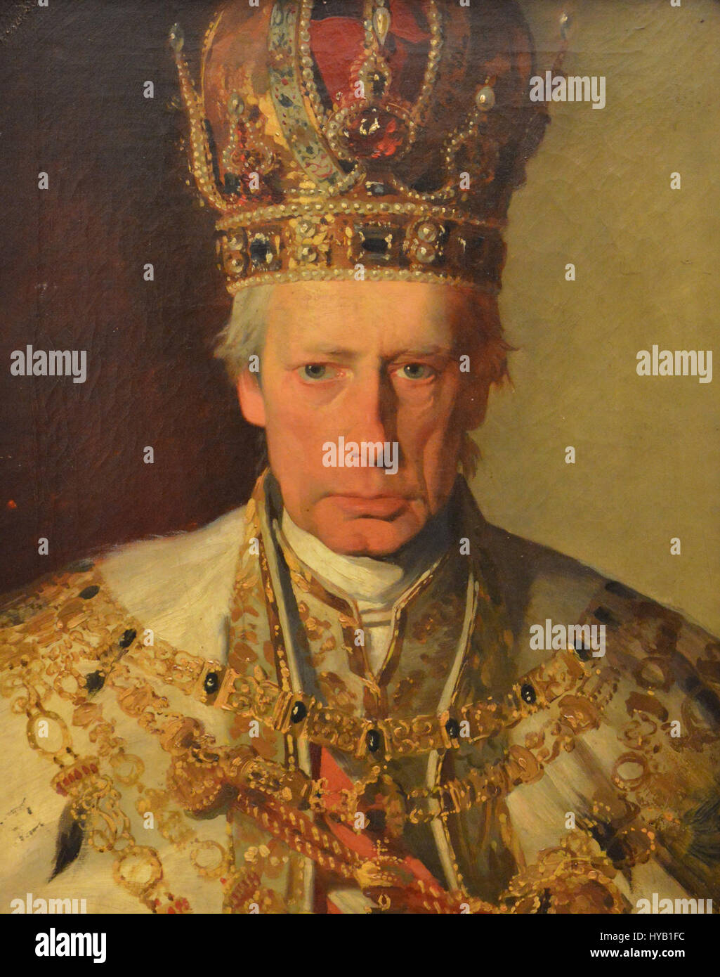 Friedrich von Amerling’s 1832 portrait of Emperor Franz I. of Austria ...