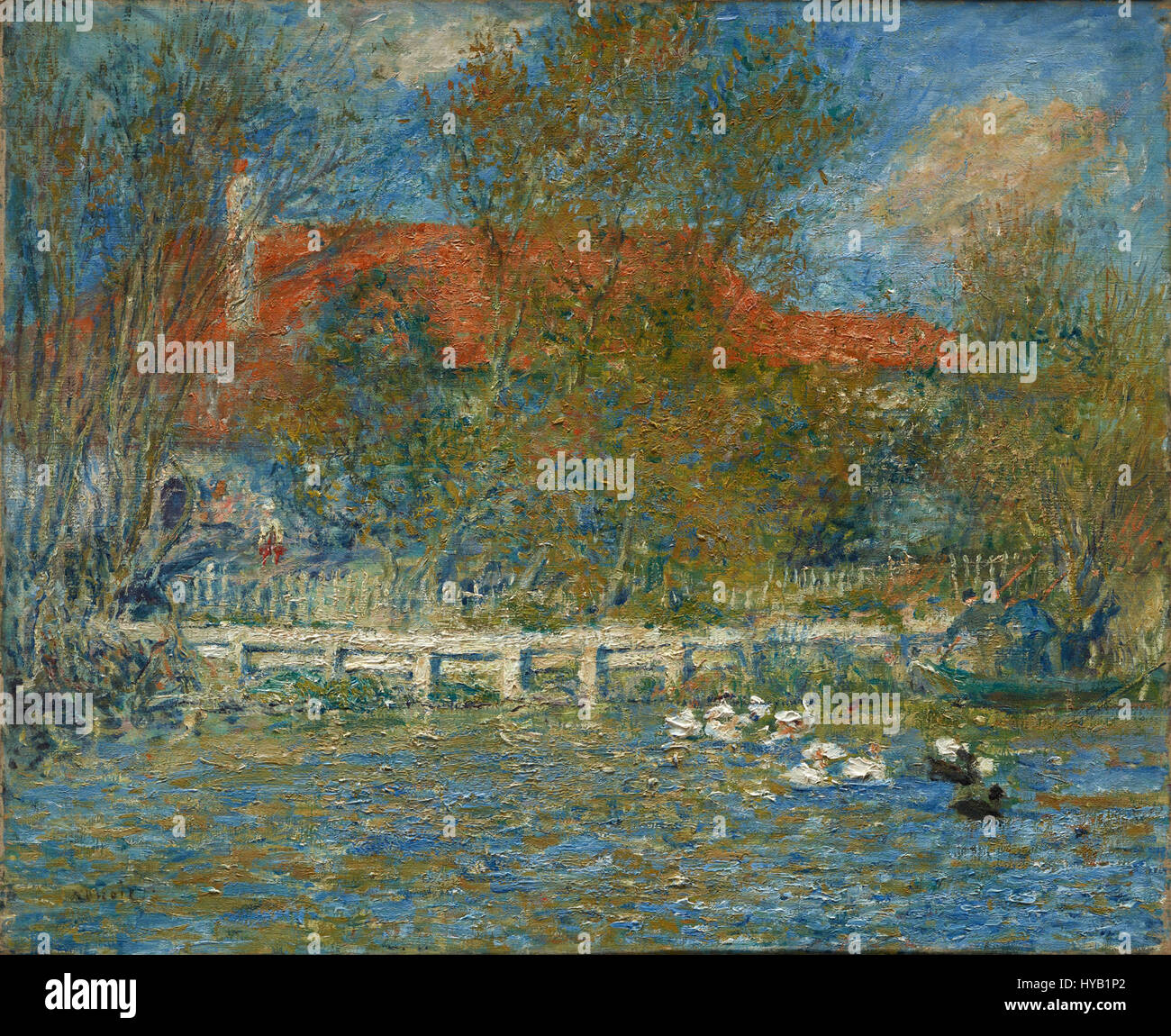 Pierre-Auguste Renoir's artwork, '027', is a classic example of his ...