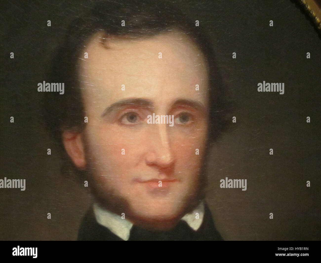 Edgar Allan Poe at the National Portrait Gallery IMG 4427 Stock Photo ...