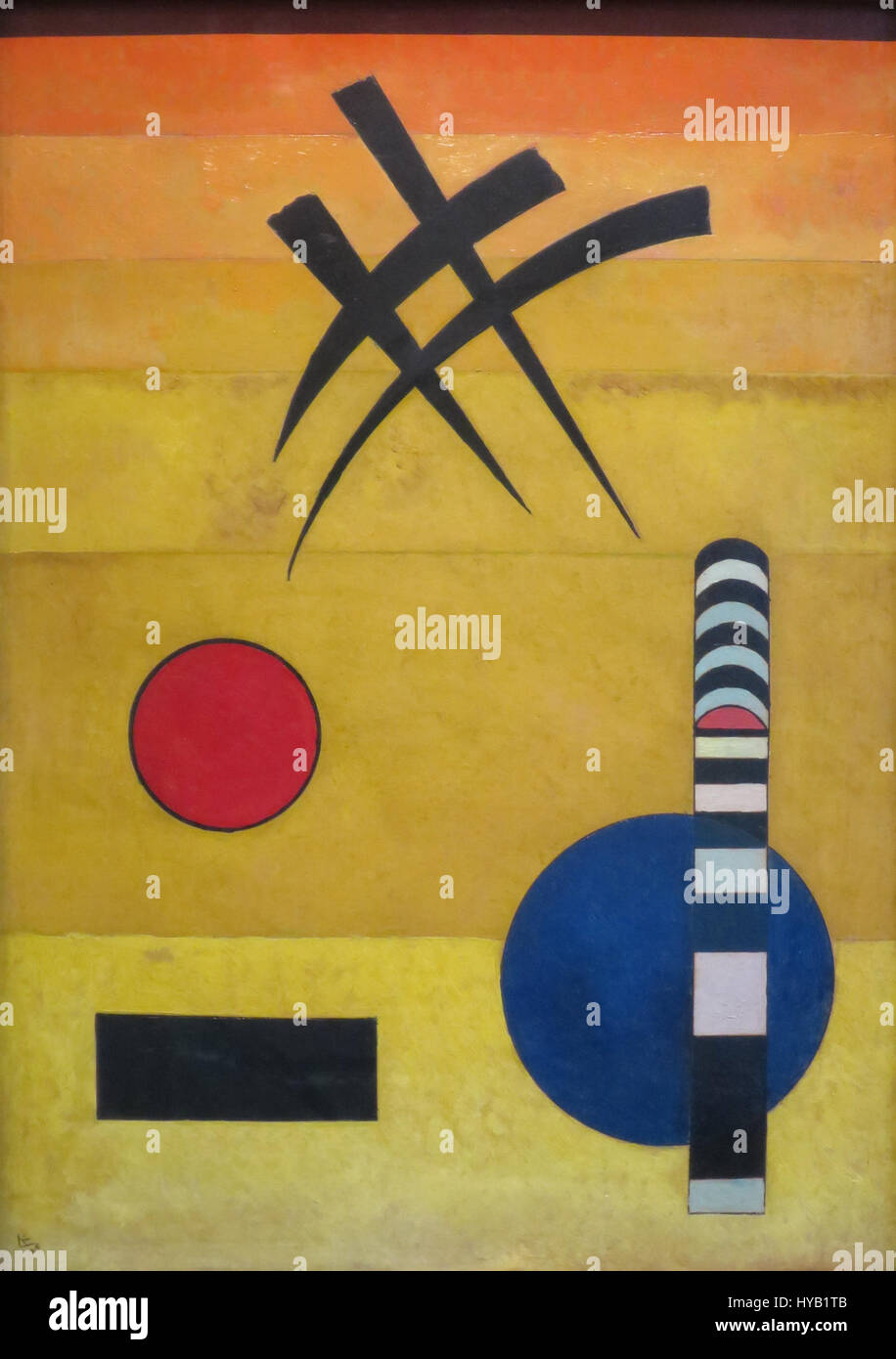 'Sign' is an abstract painting by Wassily Kandinsky, created in 1925 ...