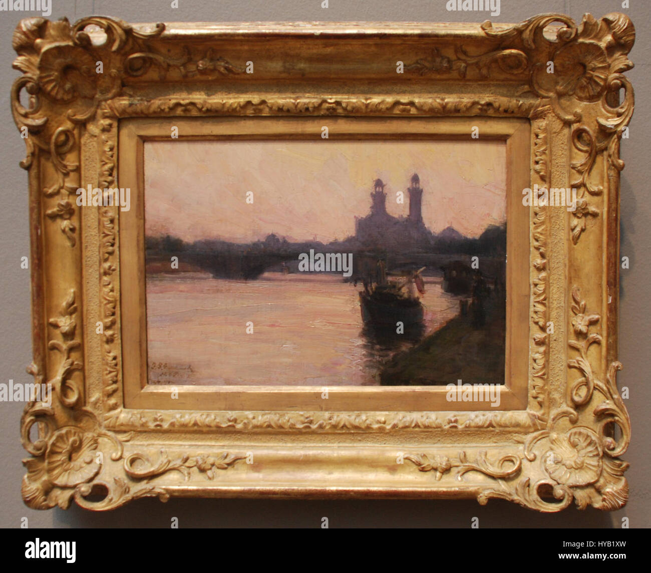 Henry Ossawa Tanner’s 'The Seine' is a serene landscape painting ...