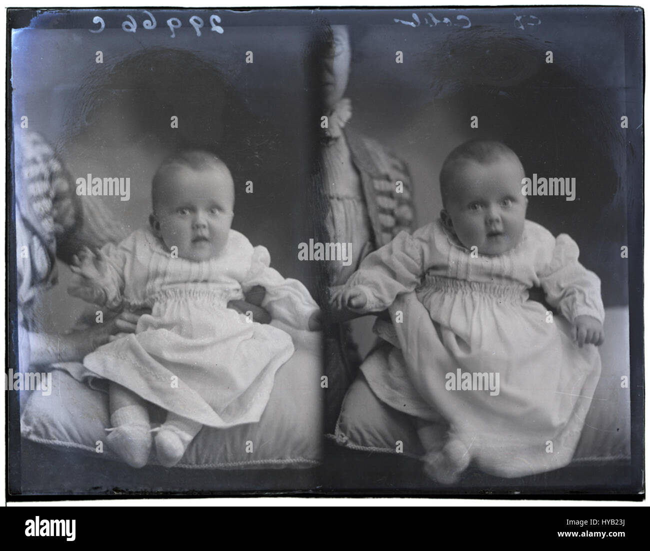 The photograph 'Baby Cobb, 10 Dec 1908' captures a moment of childhood ...