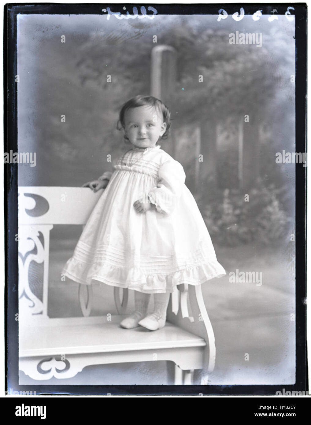 A photograph dated October 29, 1912, of a baby named Elliot. The image ...