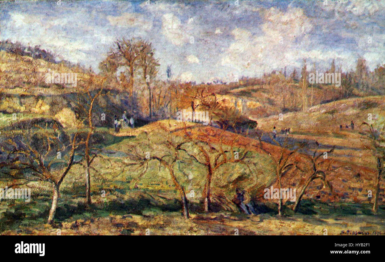This work by Camille Pissarro showcases the artist’s signature ...