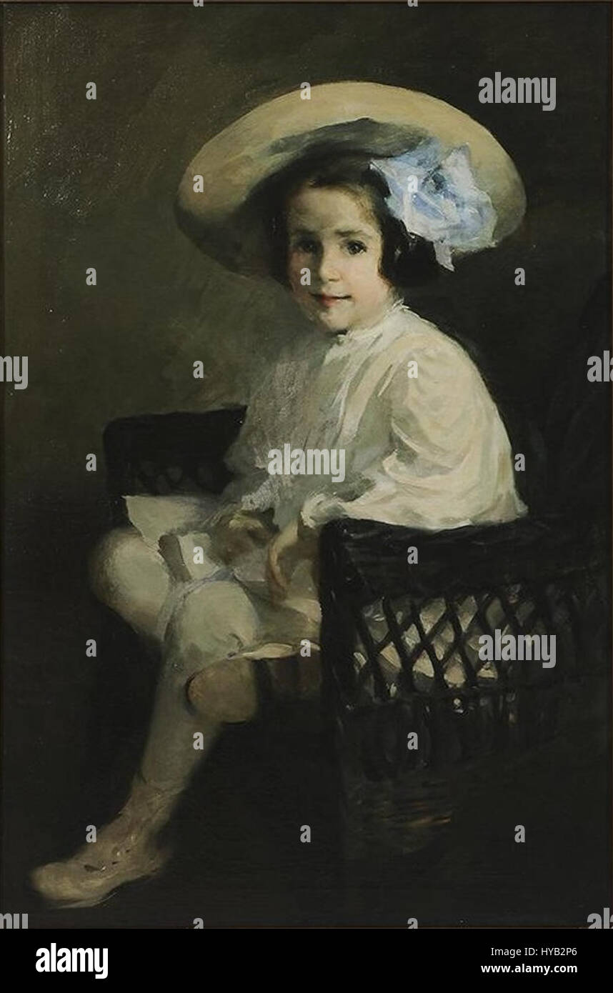 This portrait, created by Alice Kent Stoddard in 1907, features Elinor ...