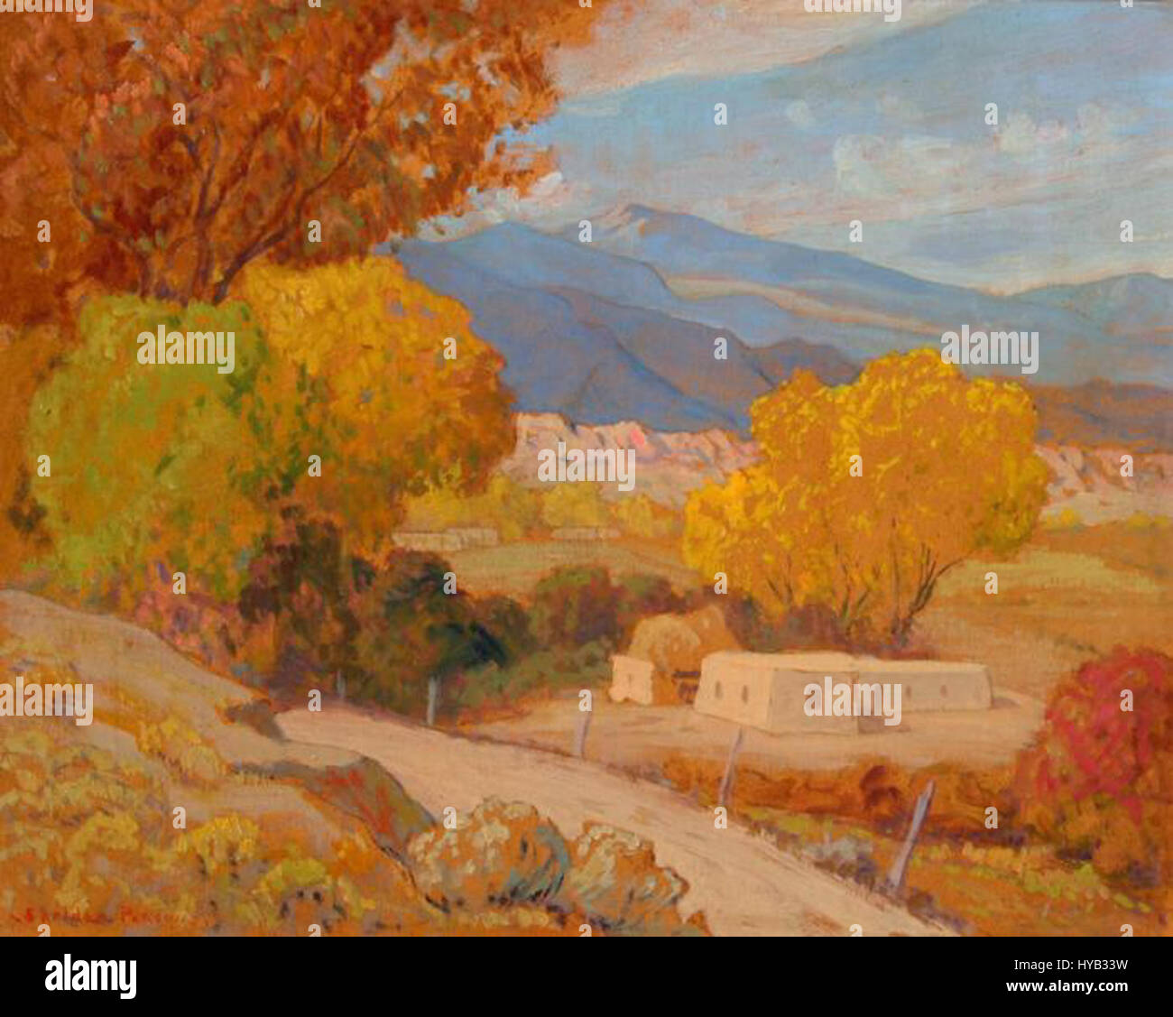 'Autumn Valley' by Sheldon Parsons captures the vibrant colors of the ...