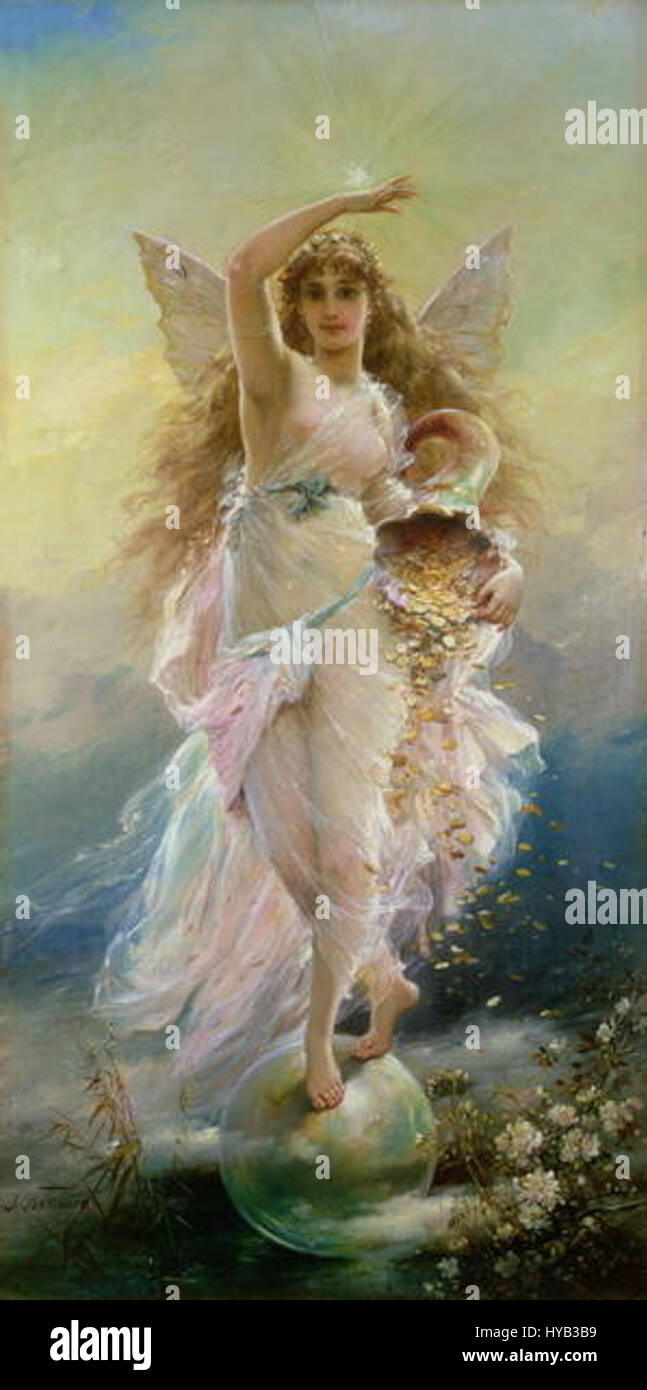 *Fortuna* by Jean Francois Armand Felix Bernard represents the Roman ...