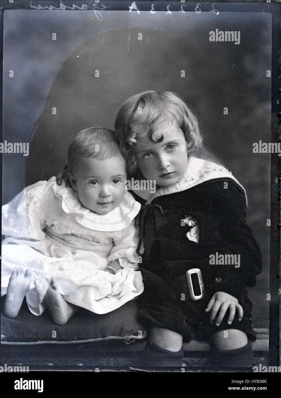This historical photograph captures the Gardner children, taken on ...