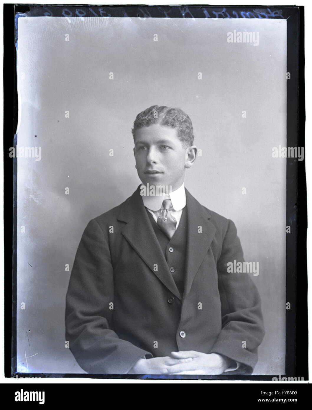 A portrait of H.L.W. Hancock, Esq., created in 1912, capturing the ...