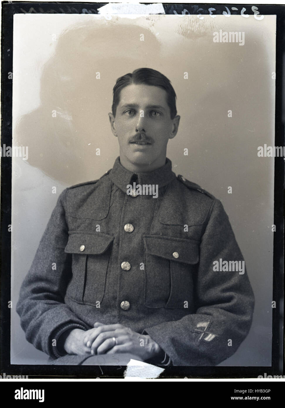 This is a historical photograph of A W Gardener, taken on April 26, 1915. The image is an ...