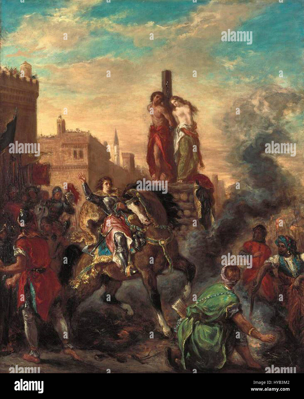 Eugène Delacroix, a renowned French Romantic painter, created impactful ...