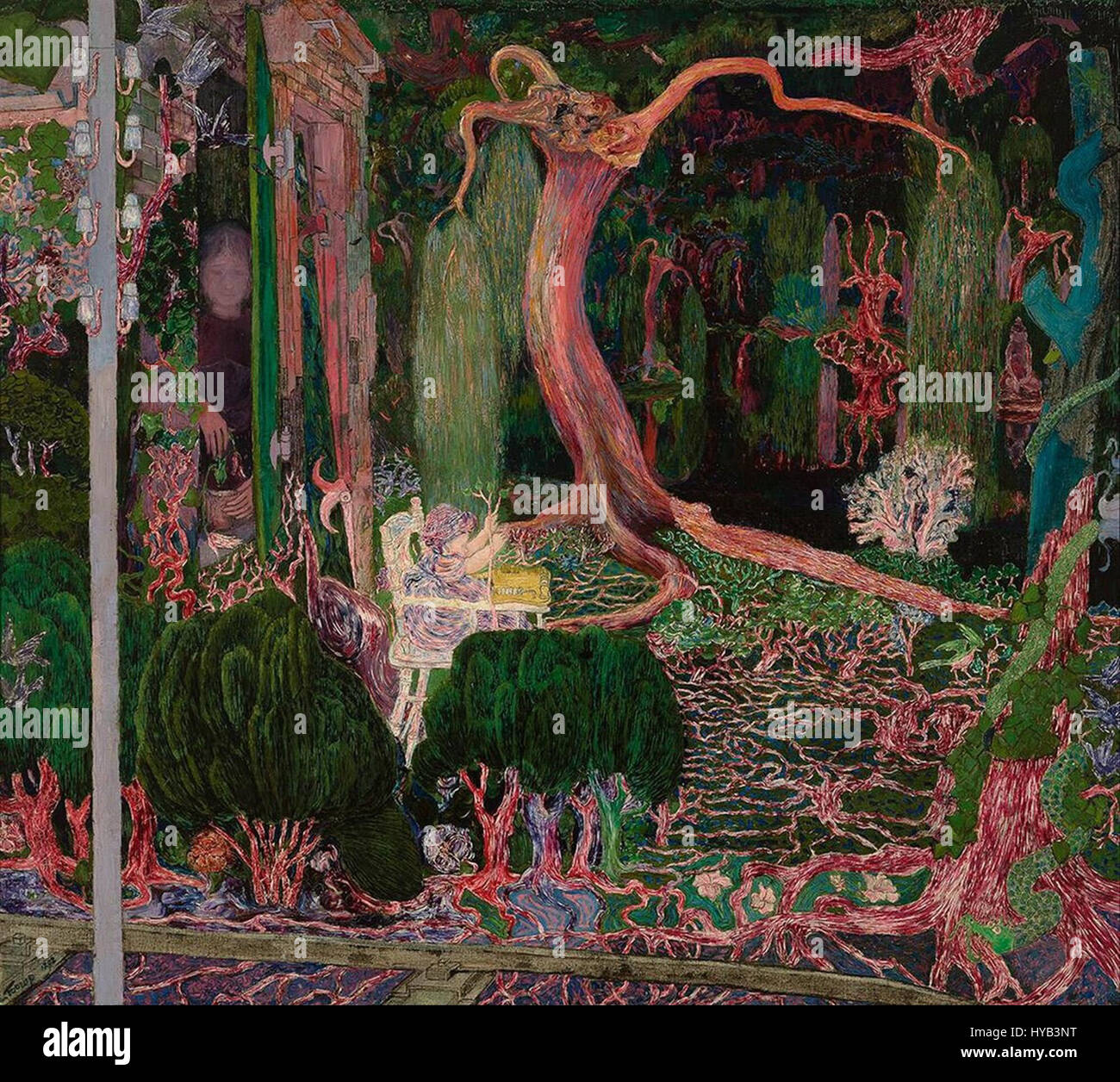 Jan Toorop’s 1892 painting 'A New Generation' features vibrant colors ...