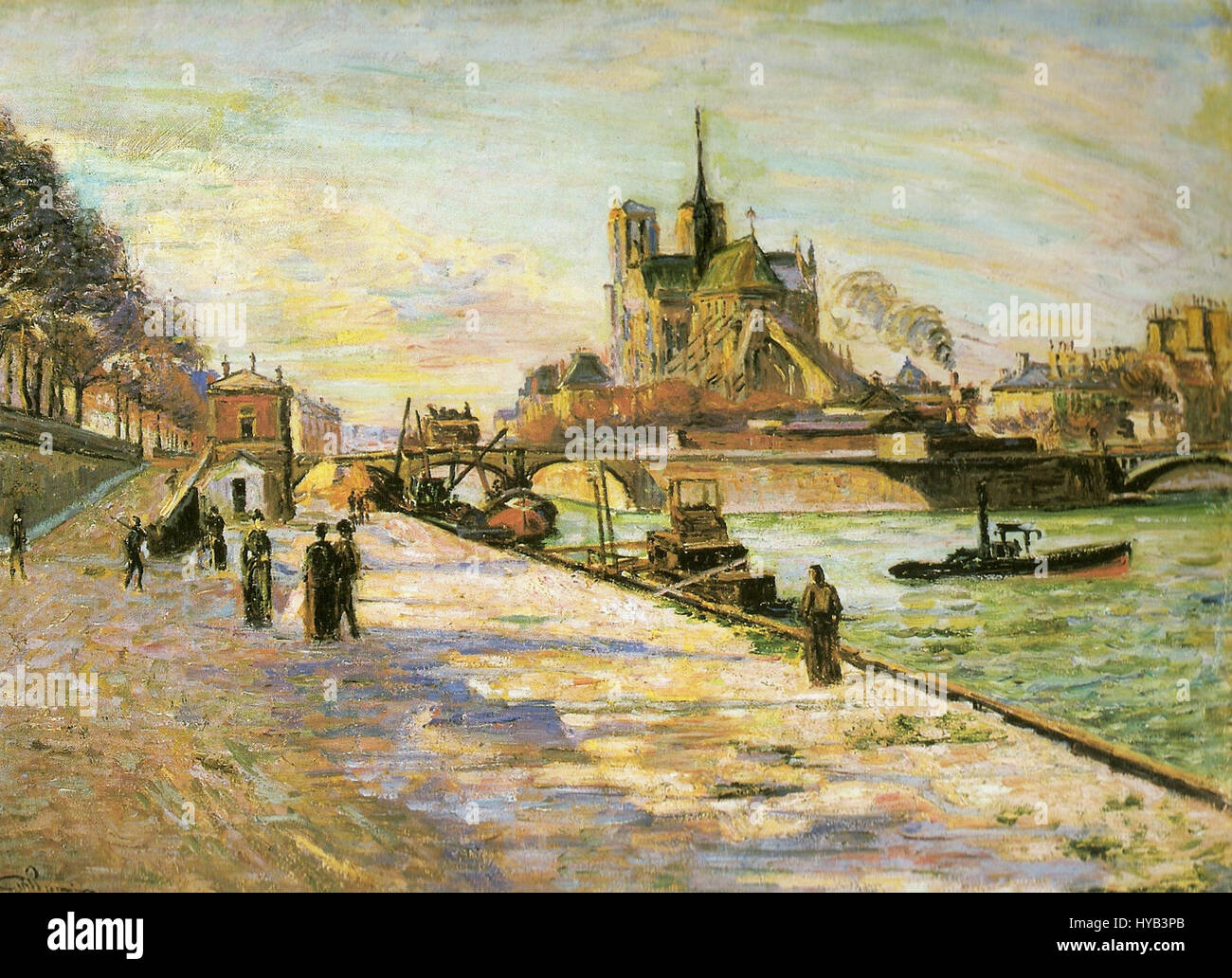 Armand Guillaumin Notre Dame de Paris, MNBA Stock Photo - Alamy