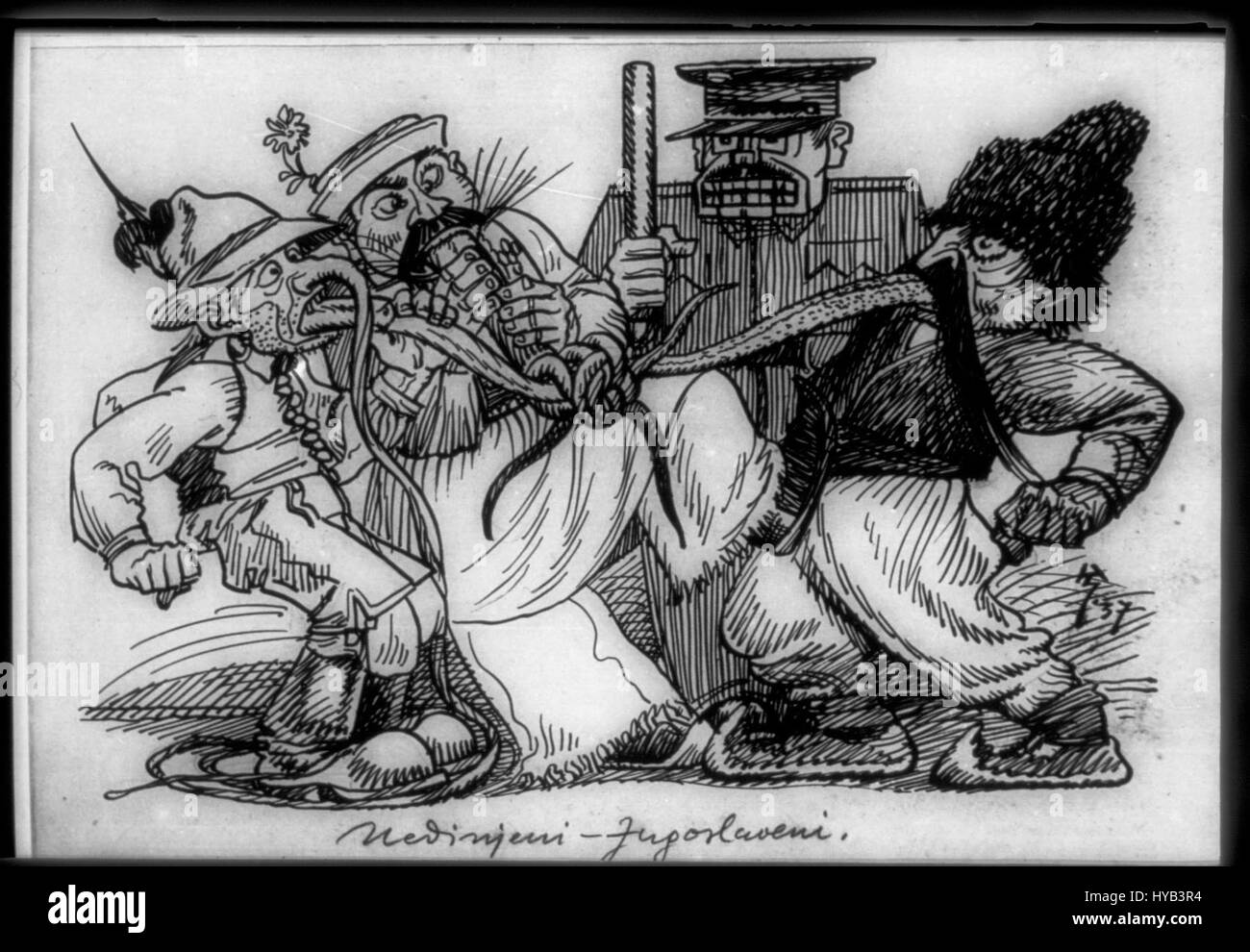 *Uedinjeni Jugosloveni* (United Yugoslavia) by Hinko Smrekar is a ...