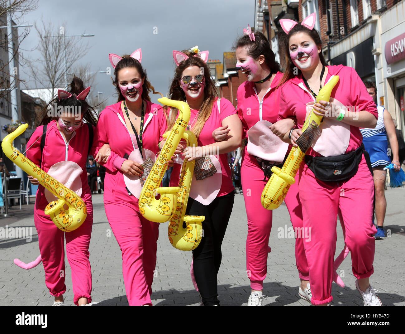 Chichester University's charity pub crawl the 'RAG Race' pictured ...