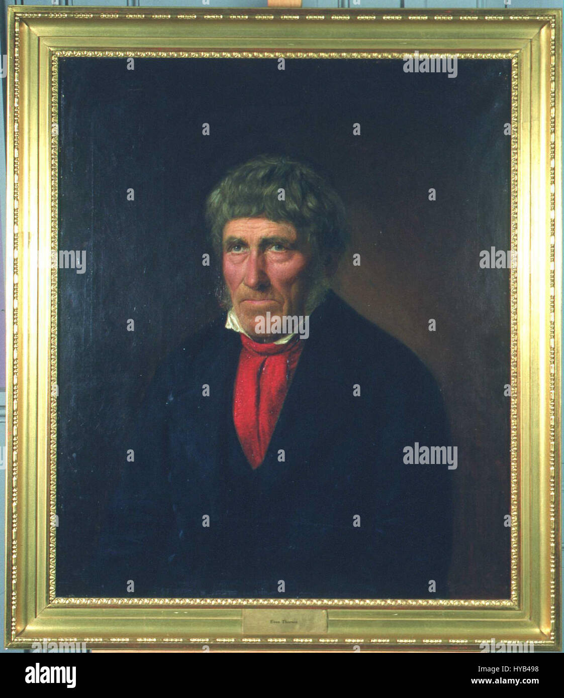 'Even Thorsen, malt av Christian Olsen' is a portrait painted by ...