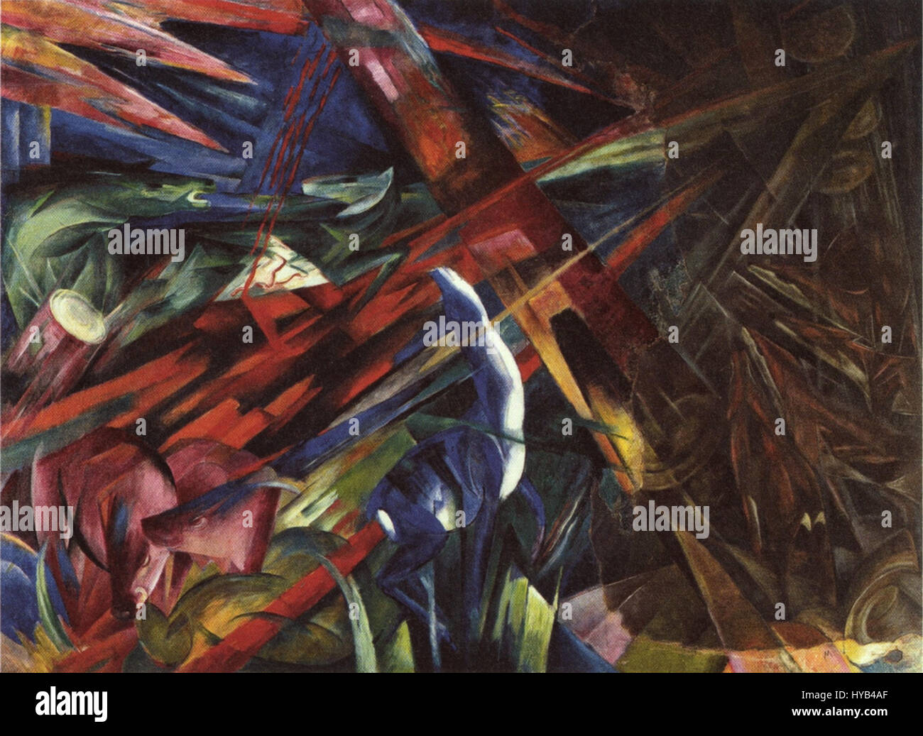 Fate of the animals (franz marc) hi-res stock photography and images ...