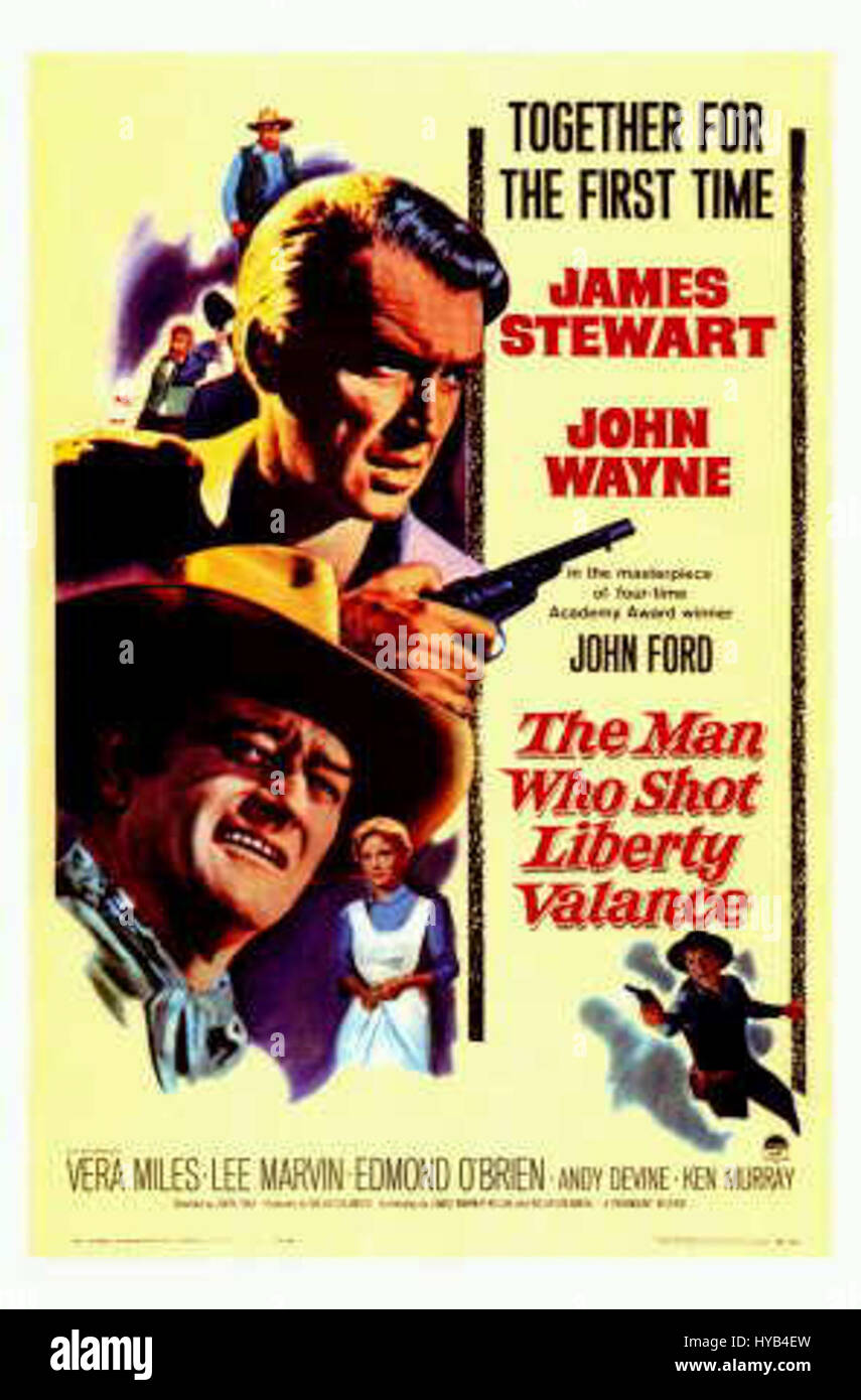 The Man Who Shot Liberty Valance is a 1962 Western film directed by ...