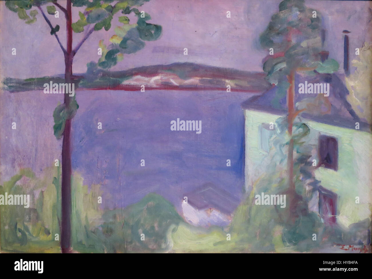 'From Nordstrand' by Edvard Munch, painted in 1891, is a work that ...