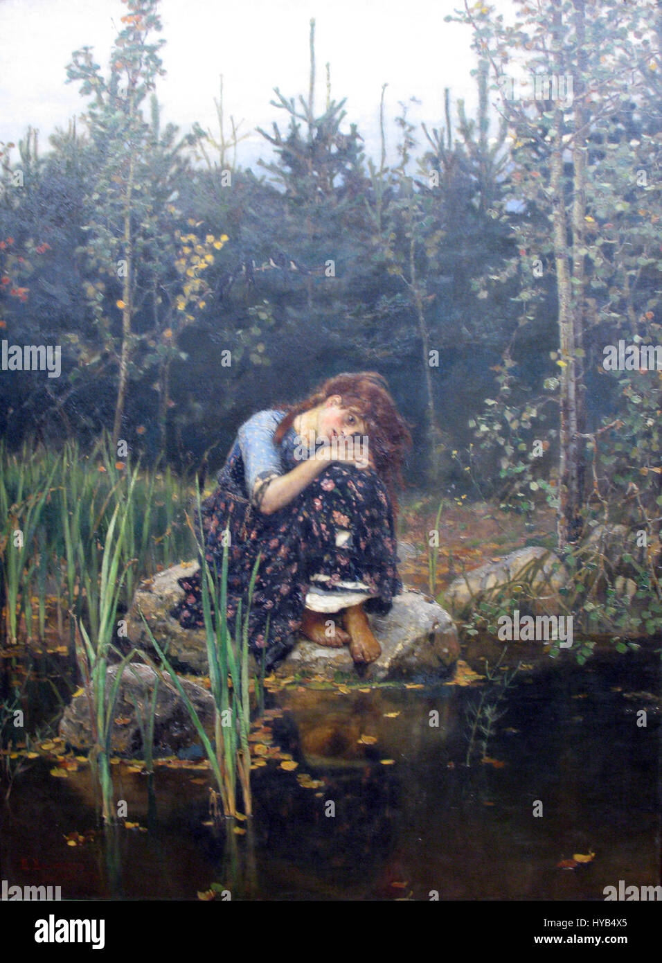 In 'Alenuschka' (1881), Viktor Vasnetsov portrays a fairytale character from Russian folklore ...