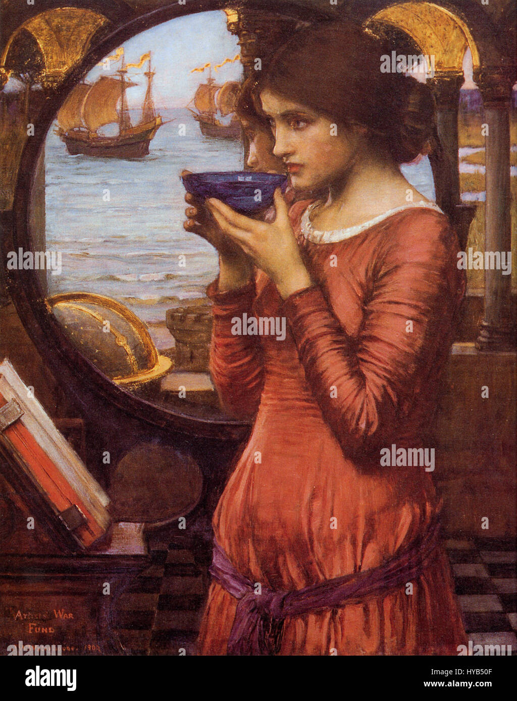 'Destiny' is a painting by John William Waterhouse, an English Pre ...