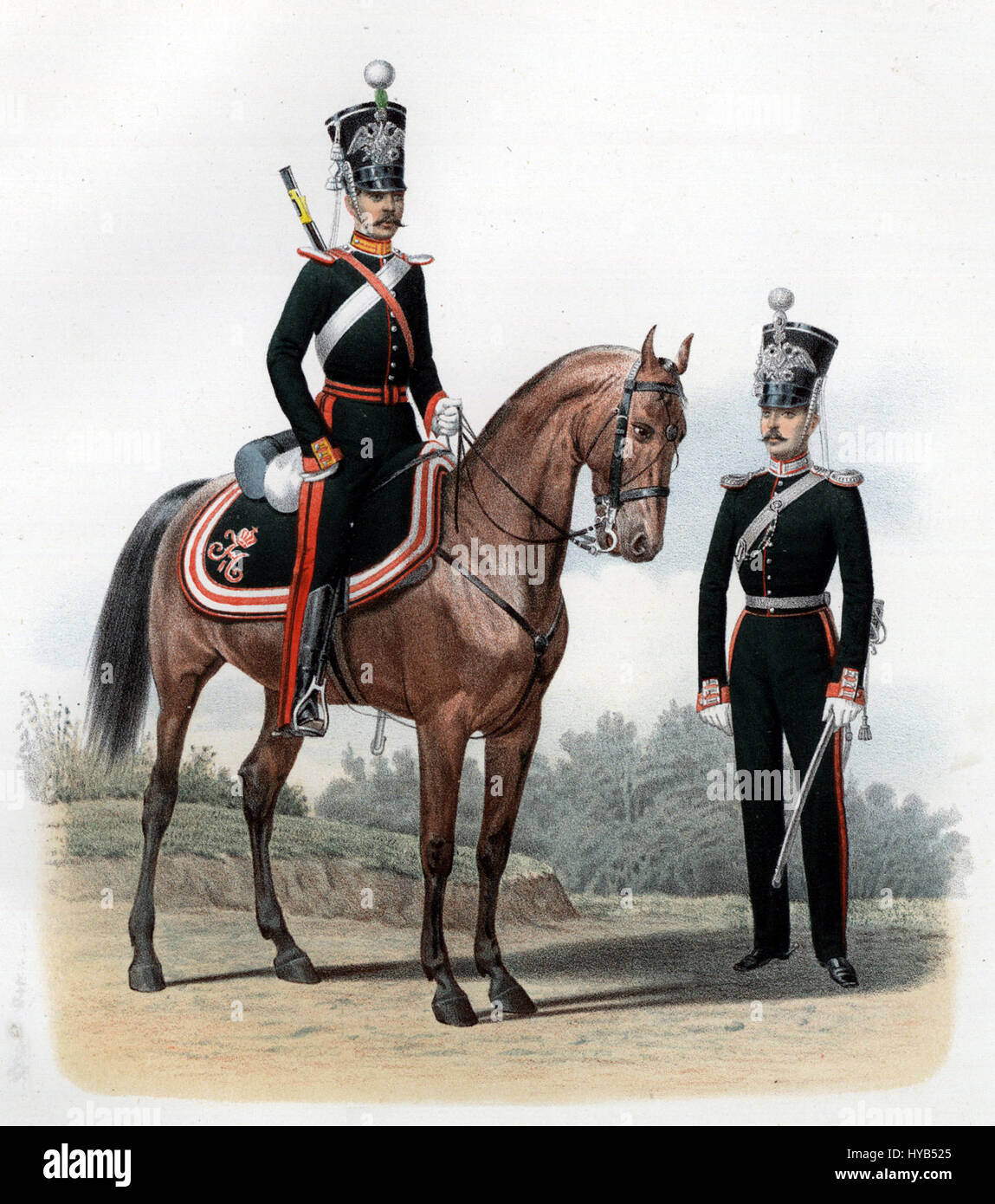'10 Life Guards Horse Jager Regiment' depicts military life during the ...