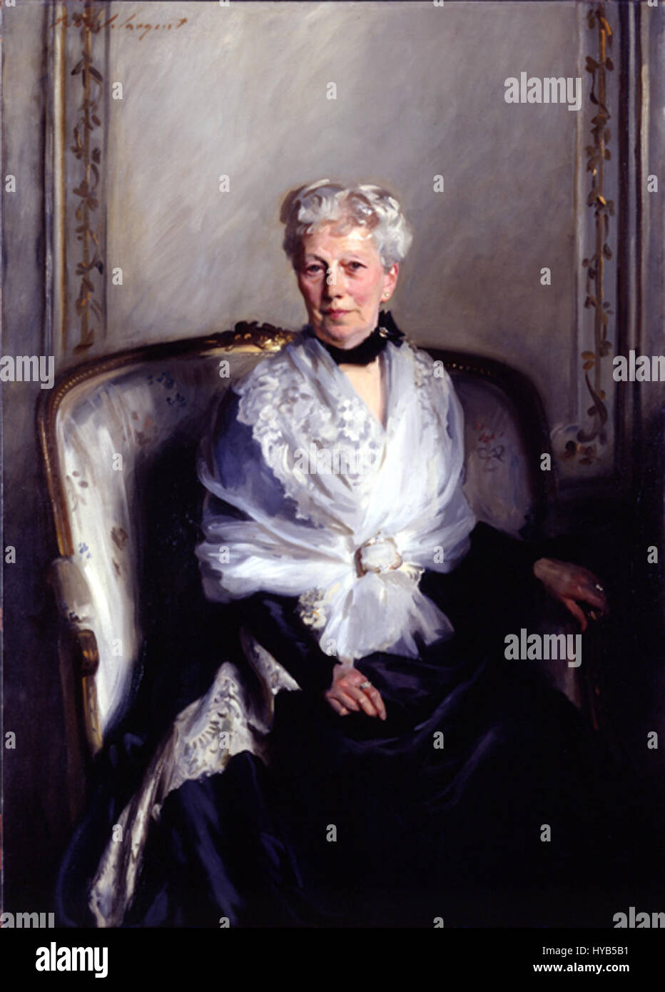 'Mrs. Edward Goetz' by John Singer Sargent, 1901 Stock Photo - Alamy