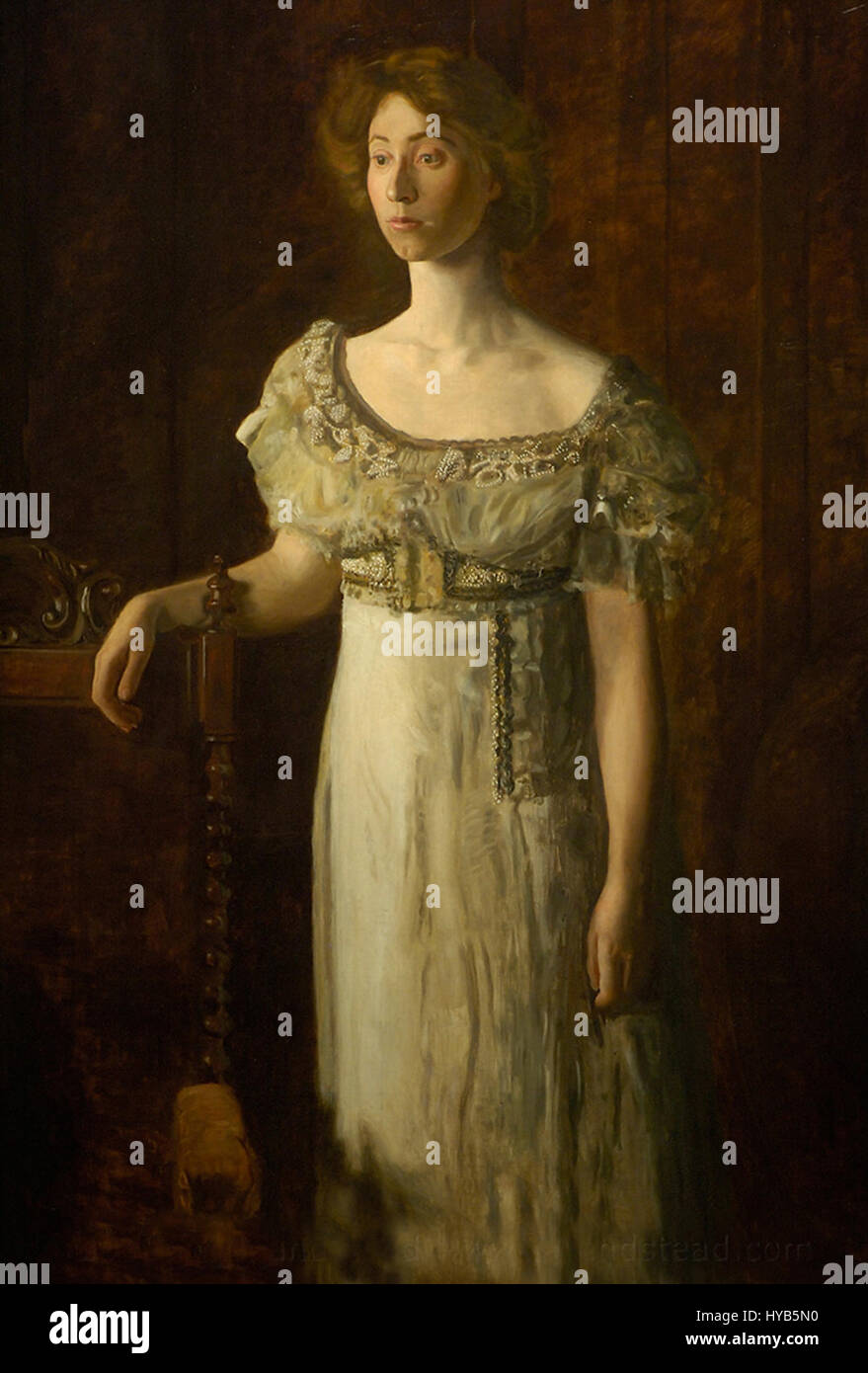 In Thomas Eakins' 1908 portrait of Miss Helen Parker, the subject is ...
