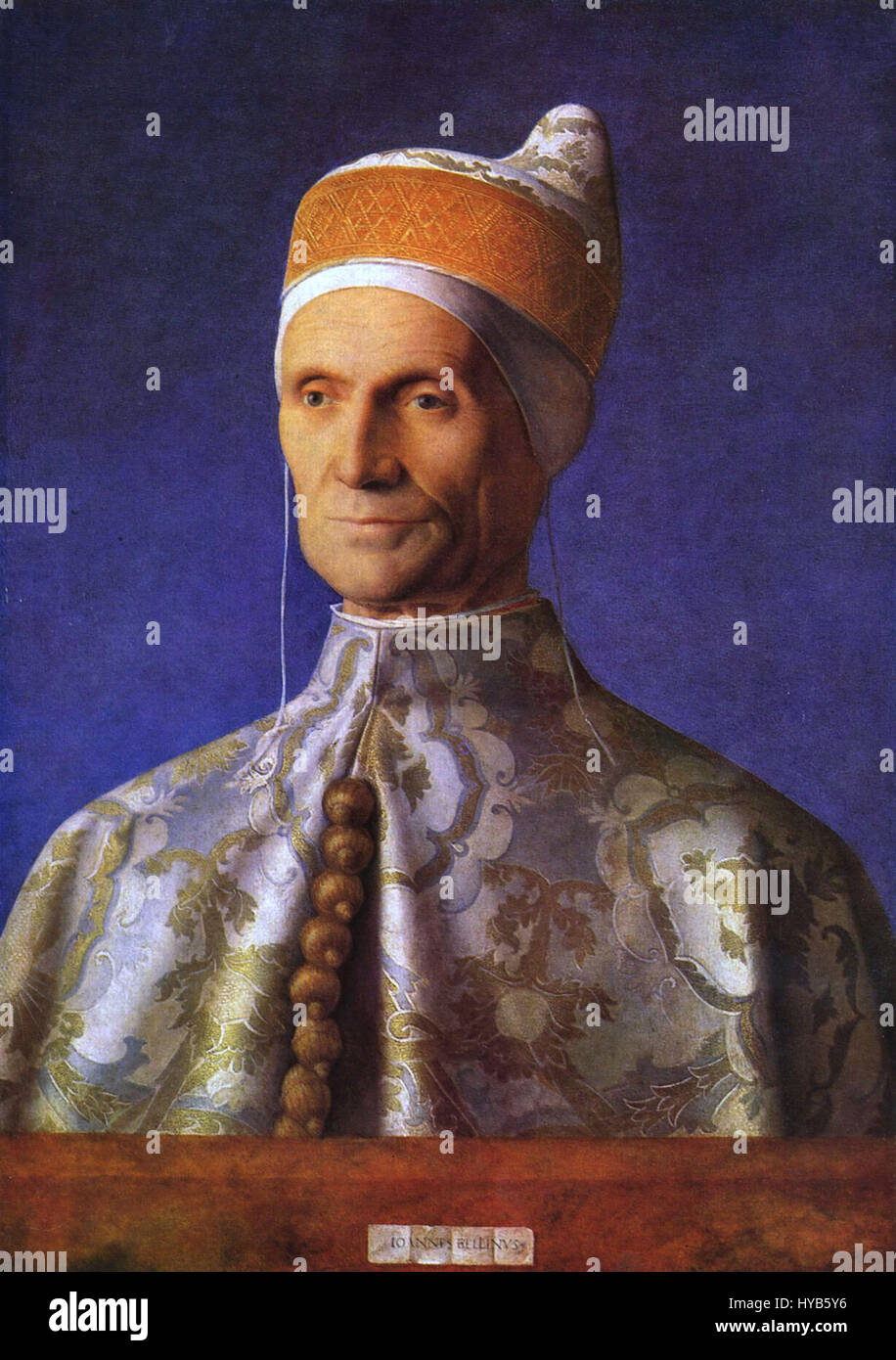 This portrait by Giovanni Bellini depicts Leonardo Loredan, the Doge of ...