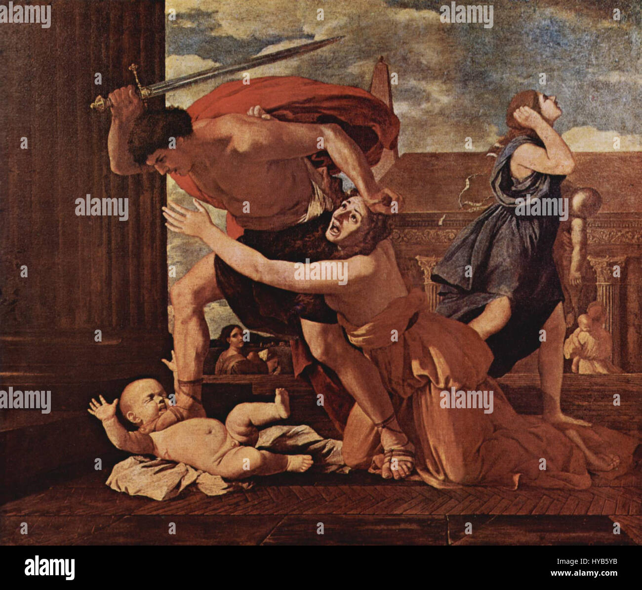 'Massacre des Innocents' by Nicolas Poussin depicts the biblical story ...