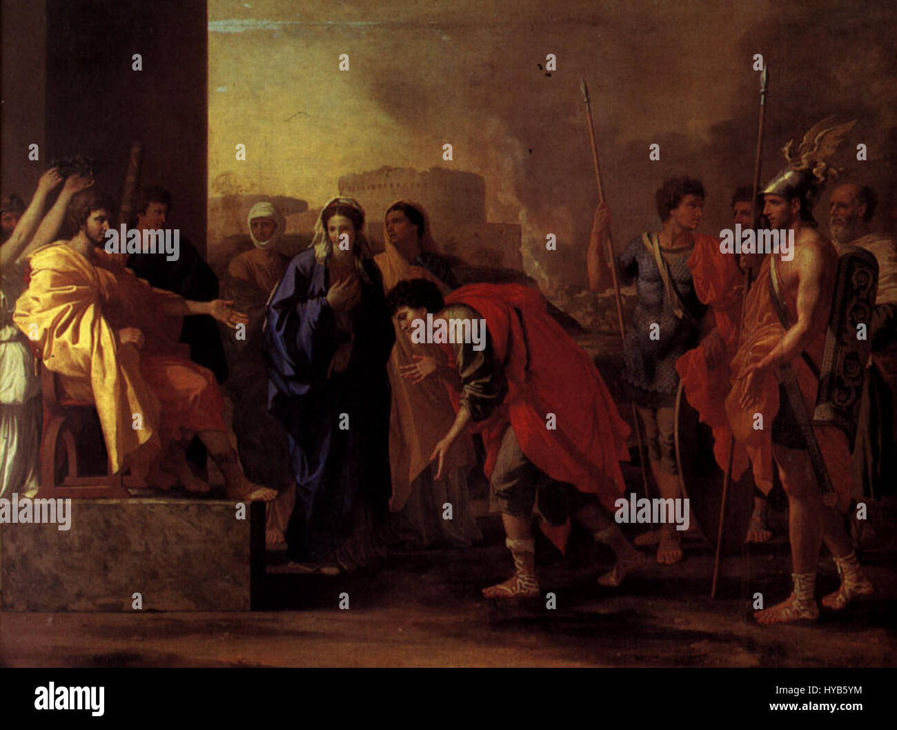 Nicolas Poussin's *La Continence de Scipion* depicts the legendary ...