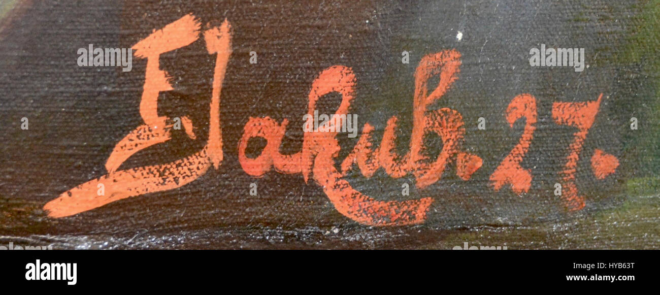 Frantisek Jakub's signatura (signature) likely refers to his ...