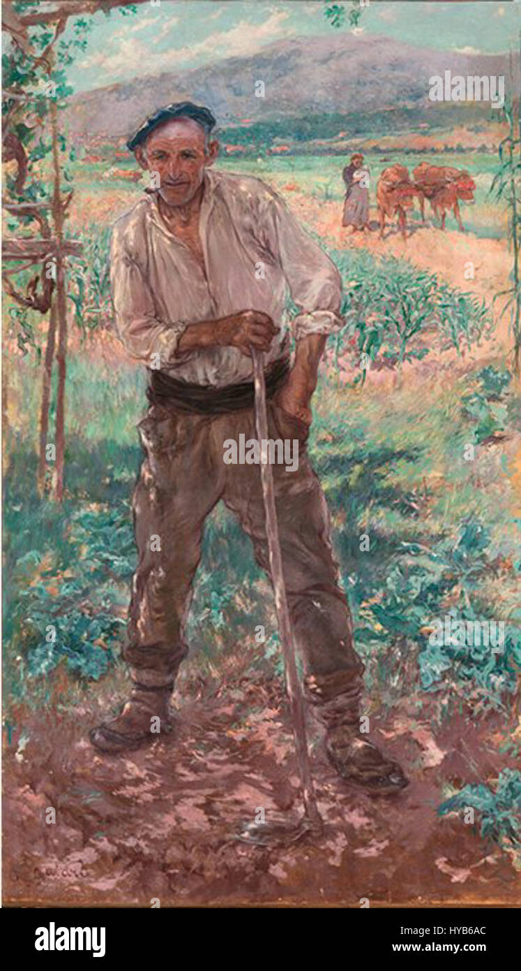 'Villager from Bakio' by Adolfo Guiard is a portrait capturing a Basque ...