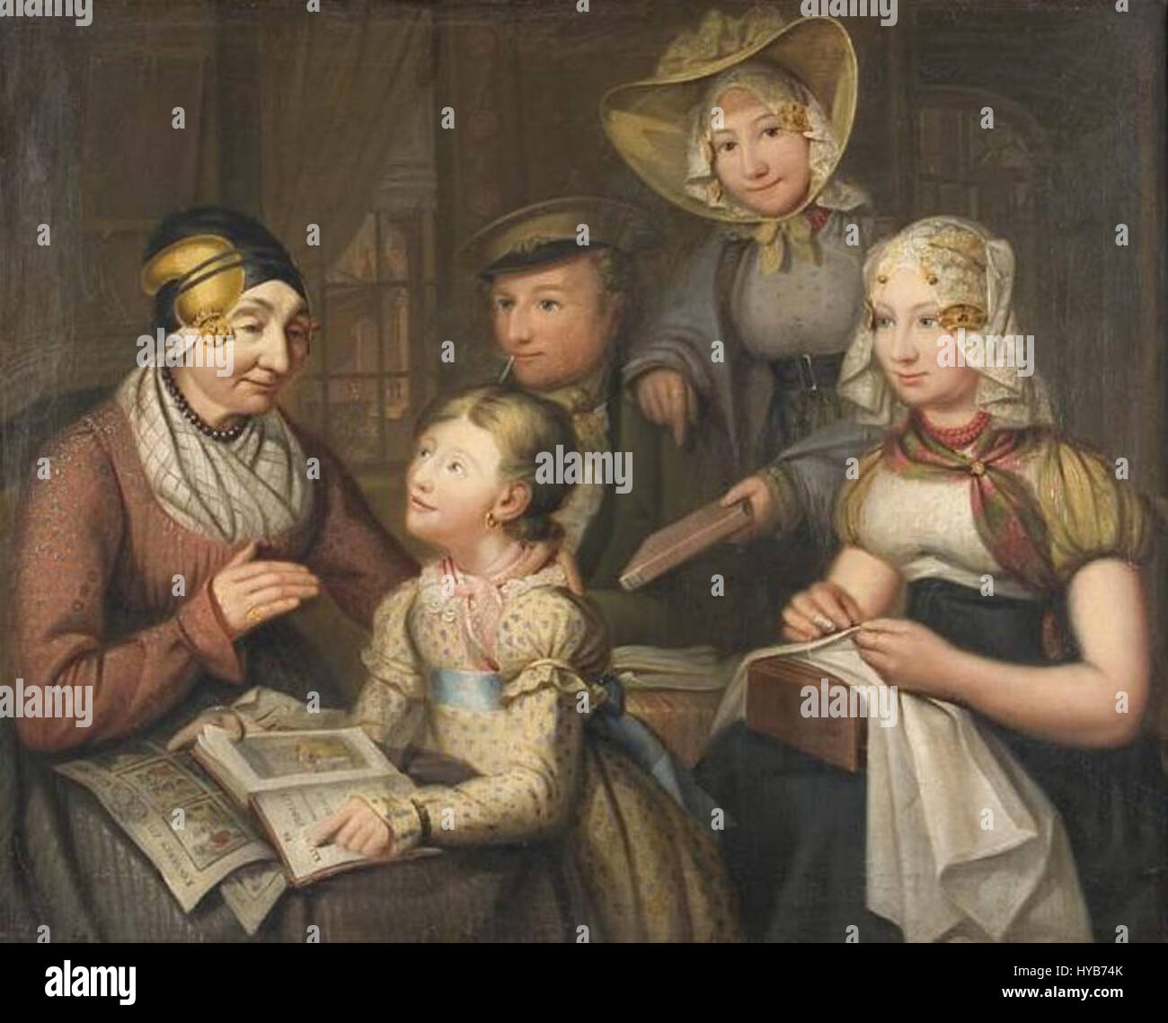 This appears to be a posthumous portrait by an artist named Gosling ...