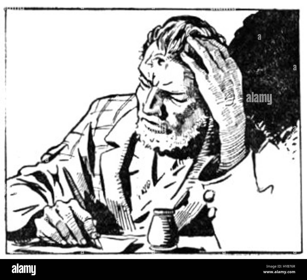 Work related art Black and White Stock Photos & Images - Alamy