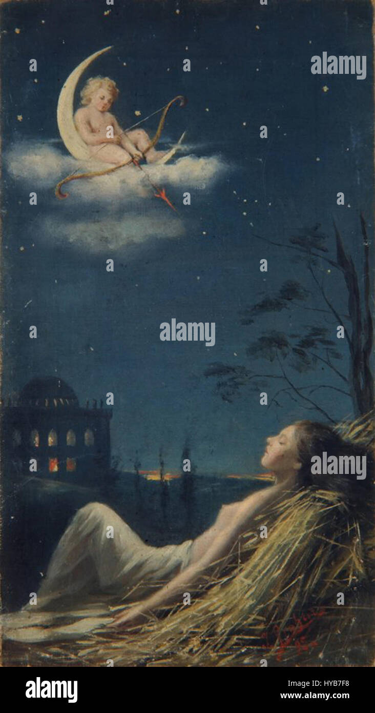 'Sen ljubezni' (The Dream of Love) by Ivan Grohar is a Slovene painting ...