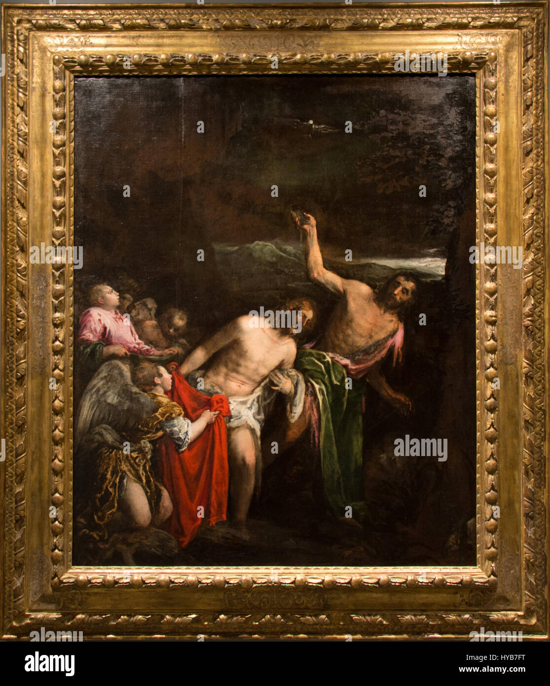 John the baptist water baptism painting hi-res stock photography and images - Alamy