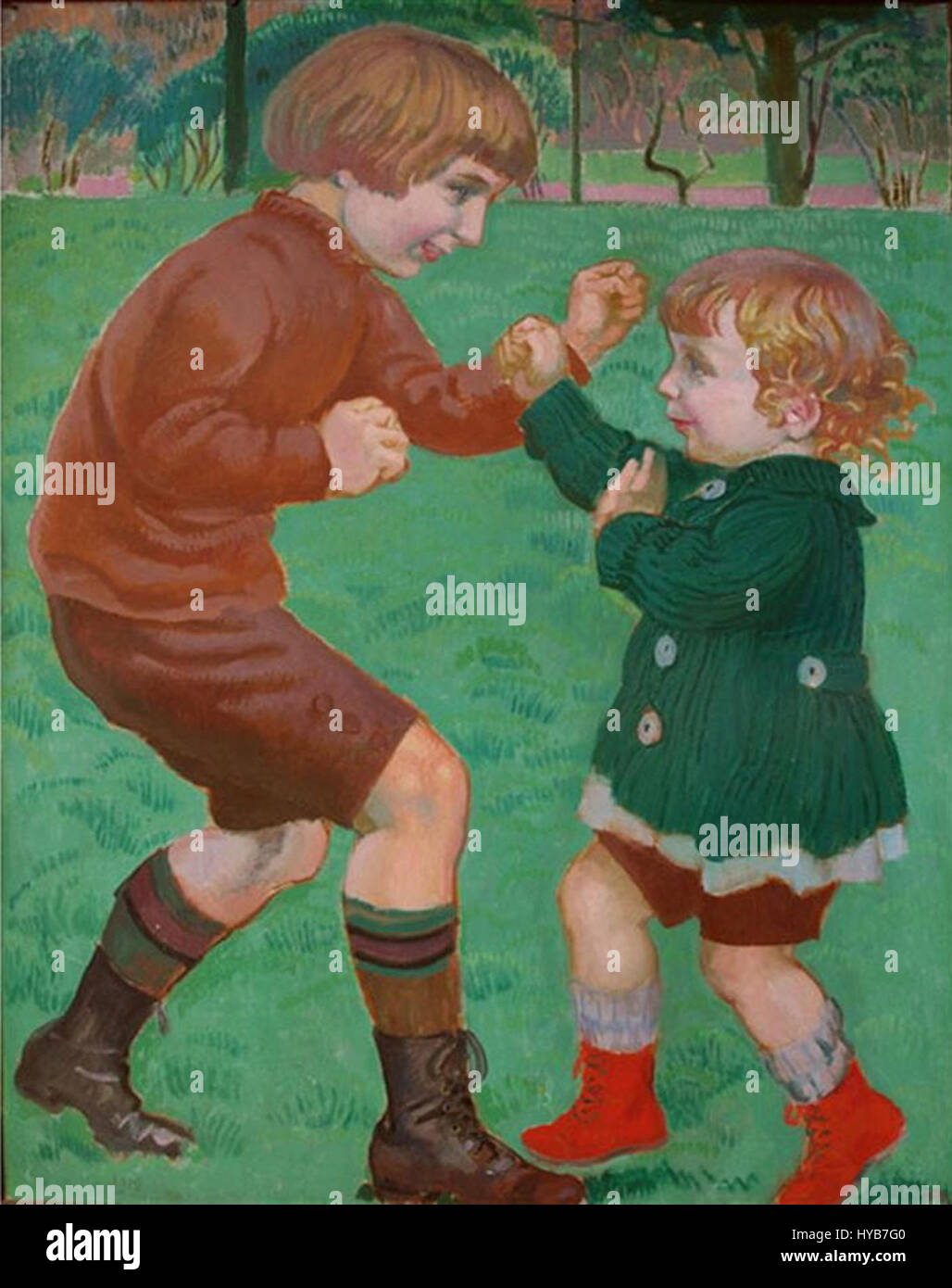 Maurice Denis’s ‘Boxing,’ created in 1918, captures the dynamic ...