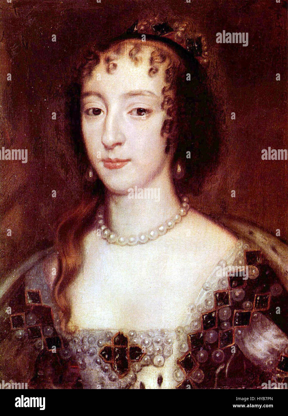A portrait by Sir Peter Lely, an English artist known for his Baroque ...