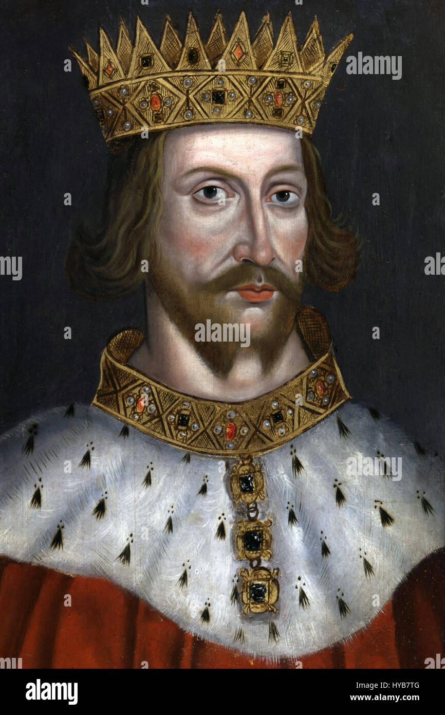 A portrait of King Henry II, retouched and mirrored for artistic ...